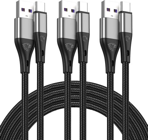 Usb Type C Charging Cable 3 Pack 10 Ft Usb A To Type C 3a