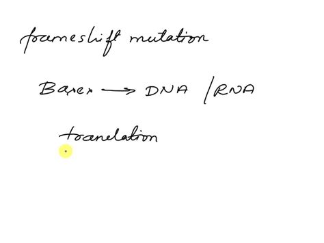Solved A Point Mutation That Does Not Result In Frameshift May Occur