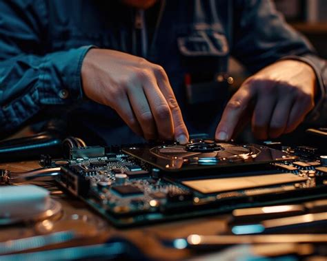 Premium Photo Electronics Engineer Who Upgrades Motherboard