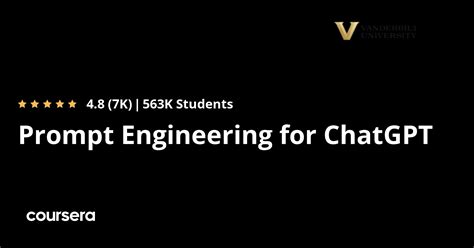 Prompt Engineering For Chatgpt By Vanderbilt Coursera