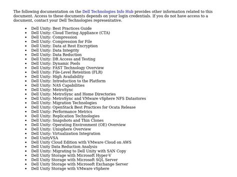 Dell Technologies Documentation Dell Unity Xt Introduction To The Platform Dell