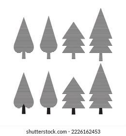 Illustration Tree Shape Design Element Shade Stock Vector Royalty Free Shutterstock