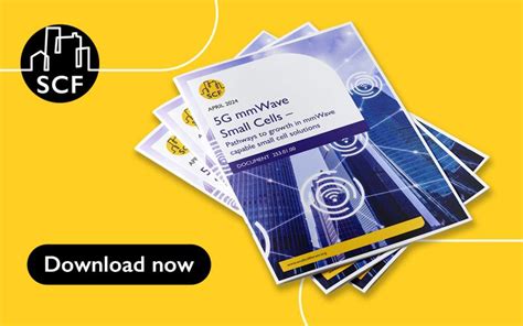 Scfs 5g Mmwave Whitepaper Identifies Potential To Fulfil Greater Network Capacity Small Cell
