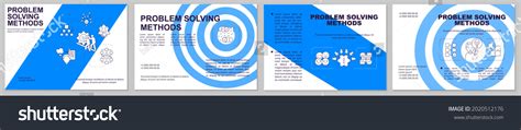 Problem Solving Method Brochure Template Boost เวกเตอร์สต็อก ปลอดค่าลิขสิทธิ์ 2020512176