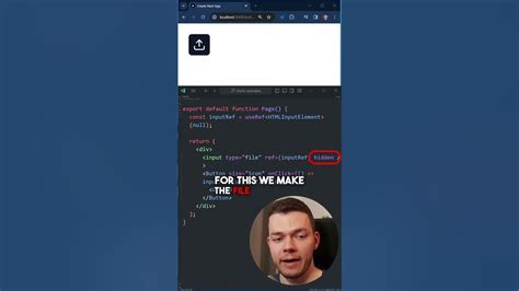 File Upload Button In Reactjs 🔥reactjs Reactdevelopment