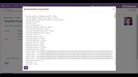 odoo developers on linkedin odoo 17 view raw record data option in