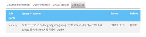133 Web Query Interface — Data Lab 120 Documentation