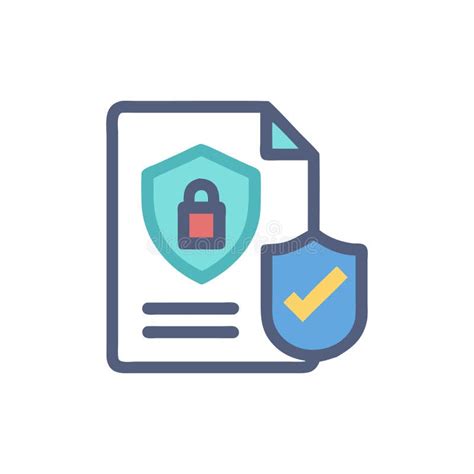 Comprehensive Security Standard Icon For Governance Stock Illustration