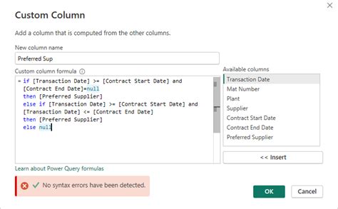 Solved Power Query Editor Custom Column Based On Another