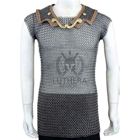 Roman Lorica Butted Hamata 10mm Chainmail Mild Steel Medieval Hamata