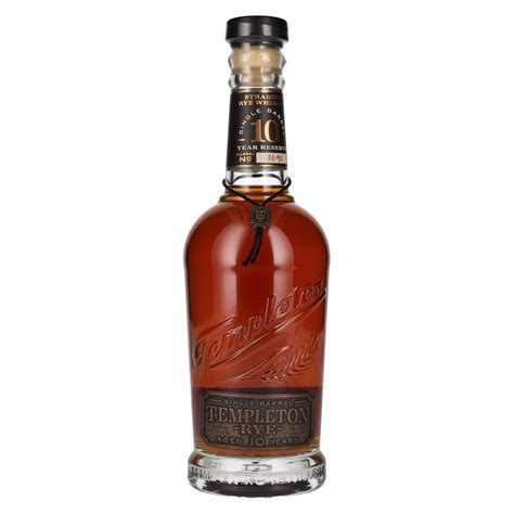 Templeton Rye 10 Years Old Single Barrel Straigth Rye Whiskey 52 Vol 07l