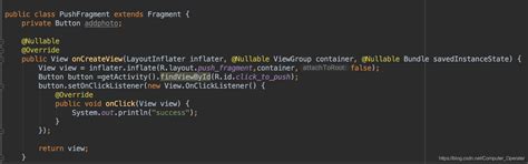 android开发时fragmen页面不能使用findviewbyid 获取控件 android getactivity 拿不到控件 csdn博客