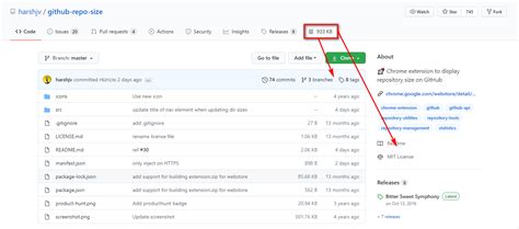 Support New Repository Page · Issue 50 · Harshjvgithub Repo Size · Github