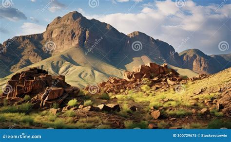 Uplift Fault Block Mountains Stock Illustration Illustration Of Fault