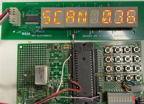 Spi 8 14 With Max6954 Display Driver Rem Electronics Supply Company Inc