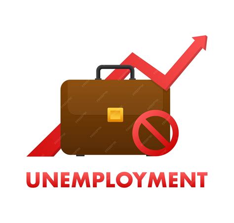 Premium Vector Unemployment Icon Unemployed Protection Vector Stock Illustration