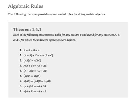 Linear Algebra First Exam Flashcards Quizlet