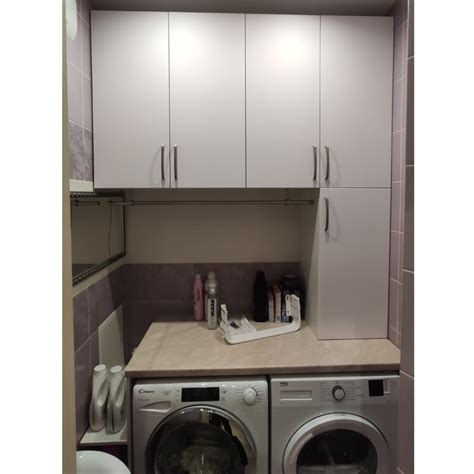 Шкафчик в ванную со столом Мебельный №1