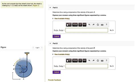 Solved As The Cord Unravels From The Wheels Inner Hub The Wheel Is
