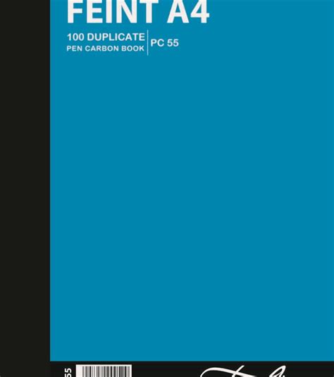 Pen Carbon Book A5 Triplicate Invoice Butterfly Park Avenue Stationers