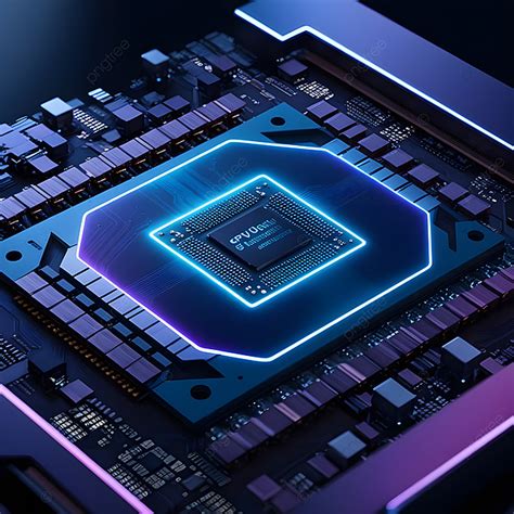 Microprocessor And Cpu Technology Background Microprocessor Technology Cpu Background Image