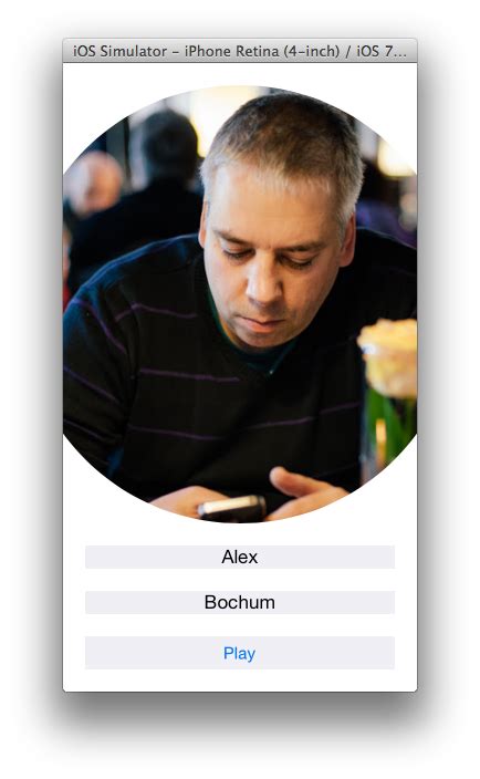 Ios How To Specify Square Actually Round Avatar In Xcode 5 Storyboard With Auto Layout On