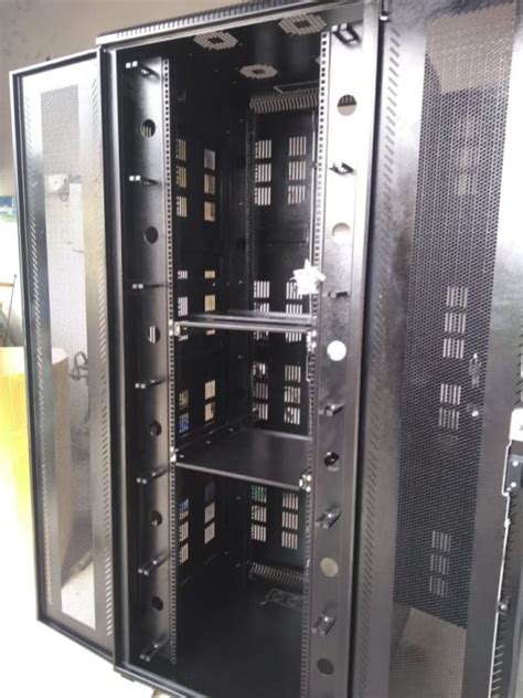 Black Power Coated Metal Data Center Racks Grade Din Feature High Quality At Rs 10 500