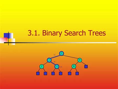 ppt understanding binary search trees and multi way search trees powerpoint presentation id