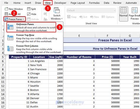 How To Freeze Panes In Excel ExcelDemy