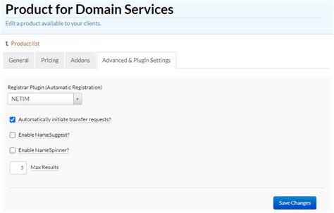 Extensions Management In Clientexec Netim Support