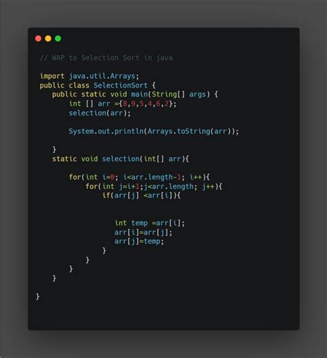 Selection Sort Is A Simple Sorting Algorithm That Works By Repeatedly
