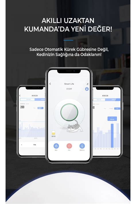 Smart Pro Akıllı Otomatik Kedi Tuvaleti Kendini Temizleyen Sistem