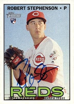 2016 Topps Heritage Roa Ros Robert Stephenson Real One Autographs Ebay