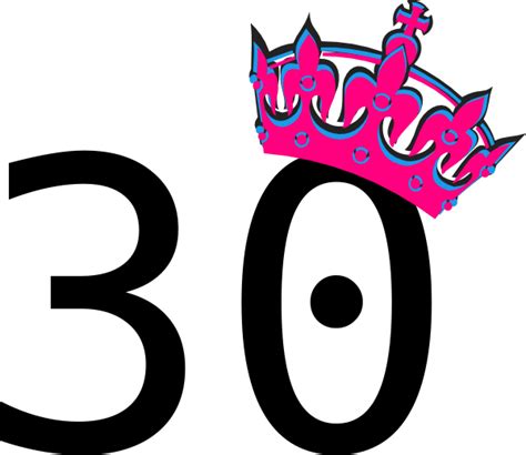 Number 30 Clipart