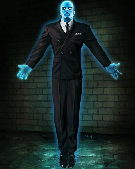 The Art Of Ryan Meinerding Dr Manhattan Costume Illustration Done