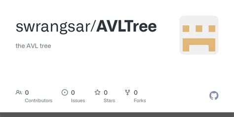 Github Swrangsaravltree The Avl Tree