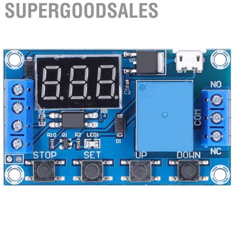 Supergoodsales Dc 6 30v Relay Module Programmable Delay Off Cycle Timer