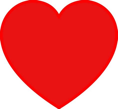Big Red Heart Drawing Free Image Download