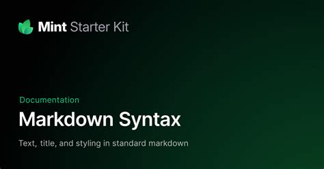 Markdown Syntax Asirai