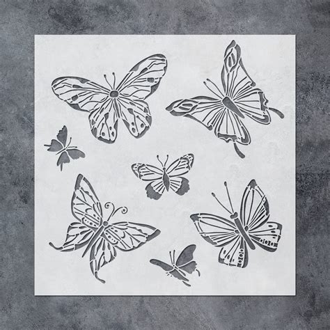 Stencil Patterns Butterflies