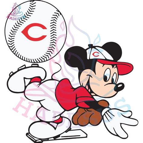 Cincinnati Reds Mickey Svg Sport Svg Cincinnati Reds Svg Mlb