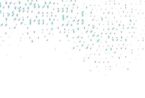 Light Blue Green Vector Template With Man Woman Symbols 16533172