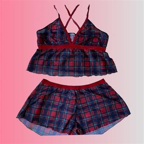 Super Cute Tartan Festival Set ️ Doof Set Party Depop