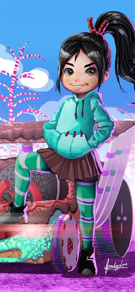 1125x2436 Vanellope Von Schweetz Fan Art Iphone Xsiphone 10iphone X