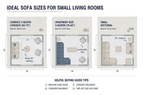 What Size Sofa Is Best For Small Rooms Magic Home