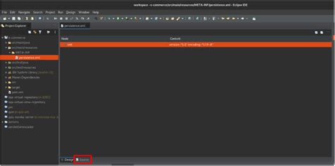 xml persistência com jpa hibernate solucionado