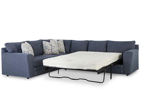 Sleeper Sectional Layout C Includes Accent Pillows