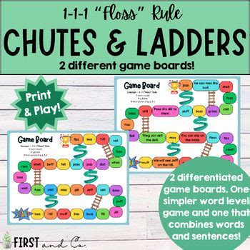 1 1 1 Floss Doubling Rule F S L Z Phonics Board Game Fast