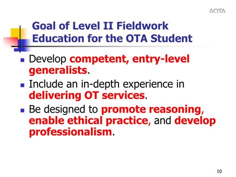 Ppt An Introduction To Understanding The Ota Fieldwork Performance Evaluation Fwpe