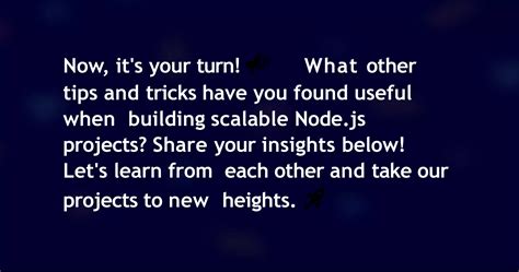 building a scalable nodejs project tips and tricks pptx